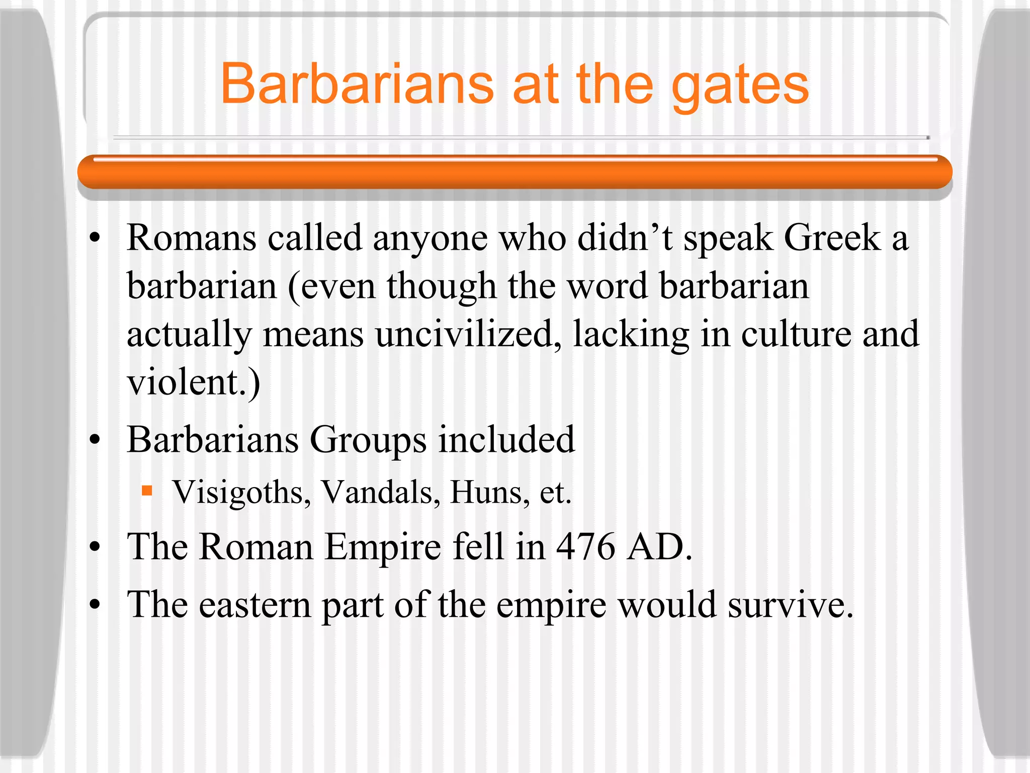 Rome to Byzantine.ppt
