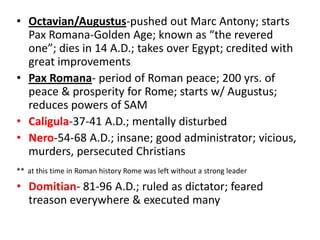 Rome Vocab Slideshow | PPT