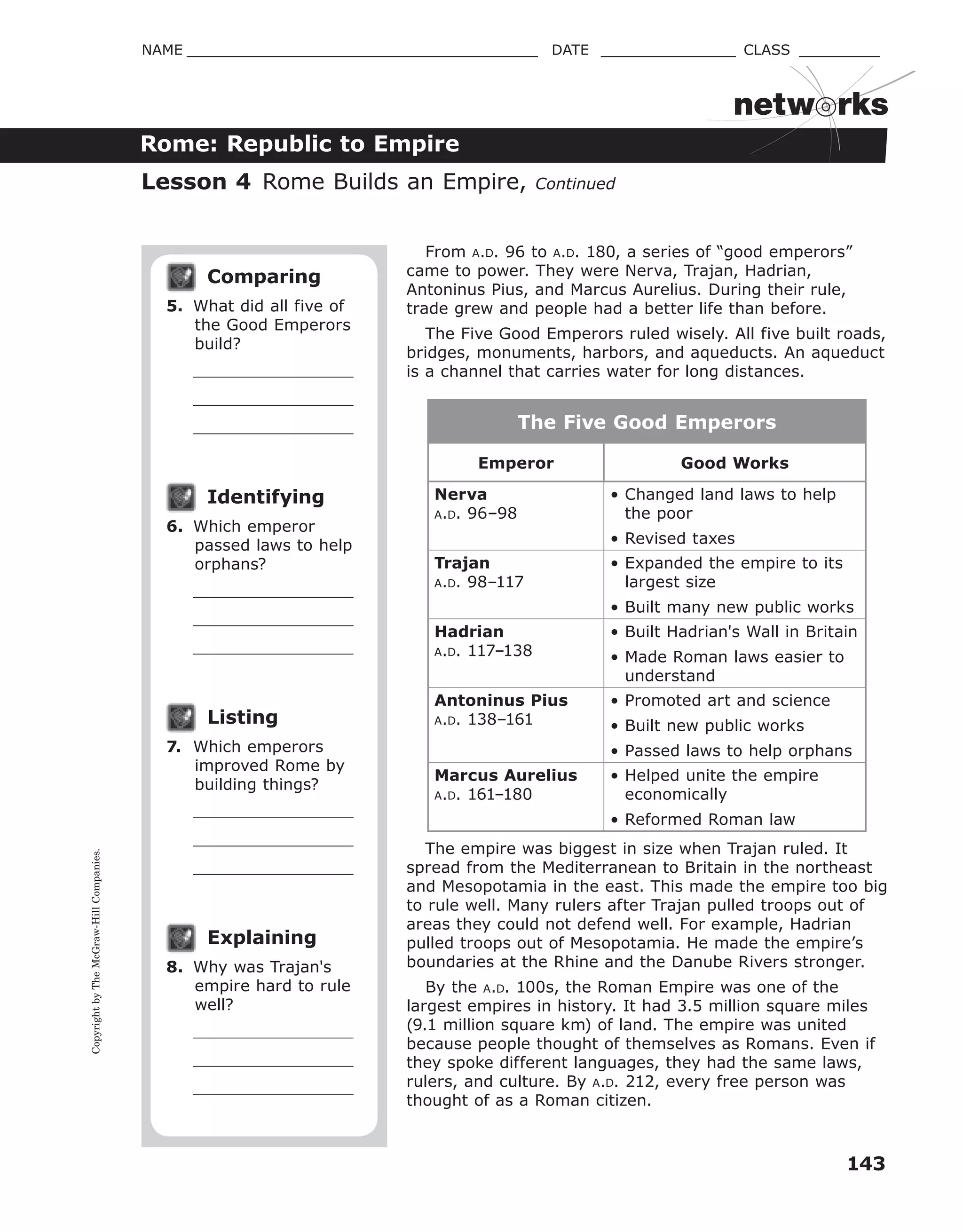 Rome workbook lessons 1 4 | PDF