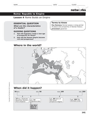 Rome workbook lessons 1 4 | PDF