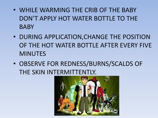 HOT APPLICATION PROCEDURE BSC NURSING | PPTX