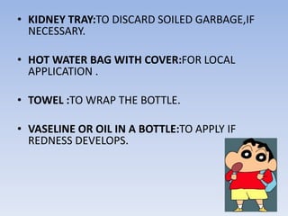 HOT APPLICATION PROCEDURE BSC NURSING | PPTX