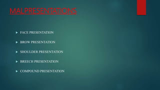Malpresentation | PPT