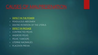 Malpresentation | PPT