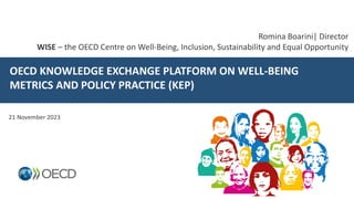 Launch of the Knowledge Exchange Platform - Romina Boarini - 21 November 2023 | PDF