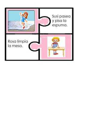 Rompecabezas para formar frases y oraciones | DOCX