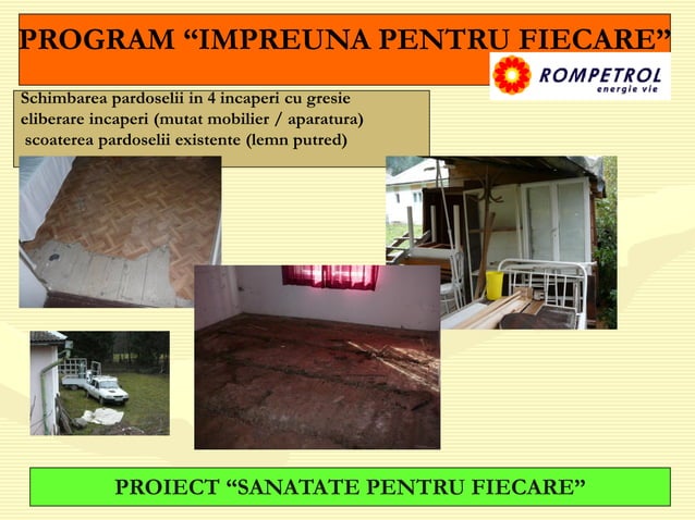 Proiect de renovare a dispensarului din comuna Ciuruleasa (jud. Alba) | PDF