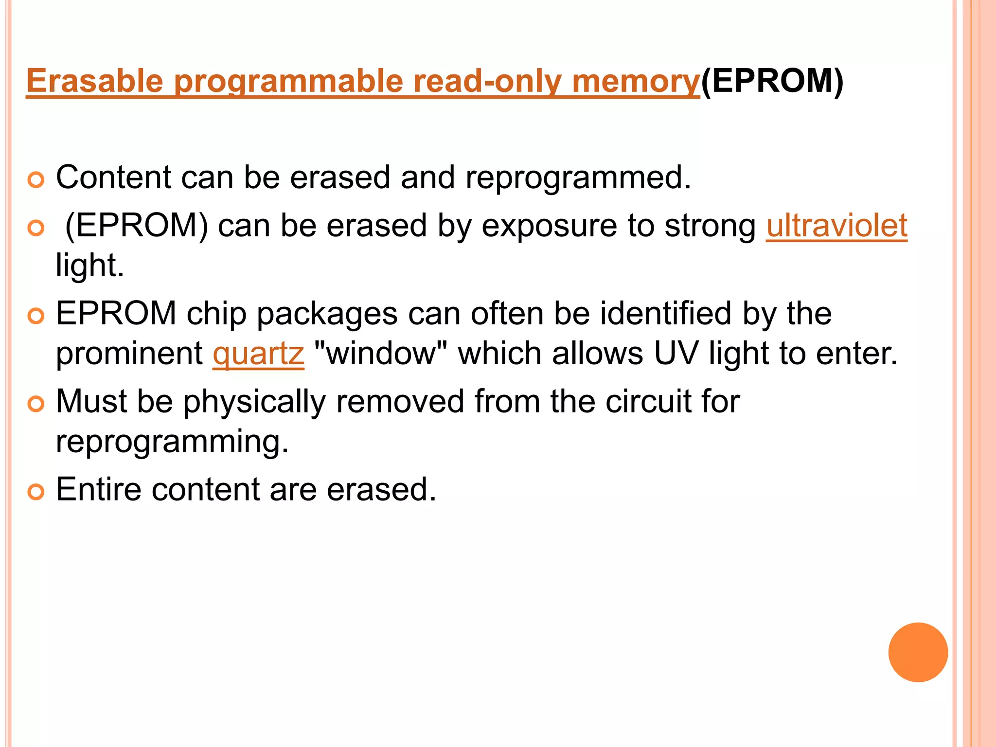 Read Only Memory | PPTX