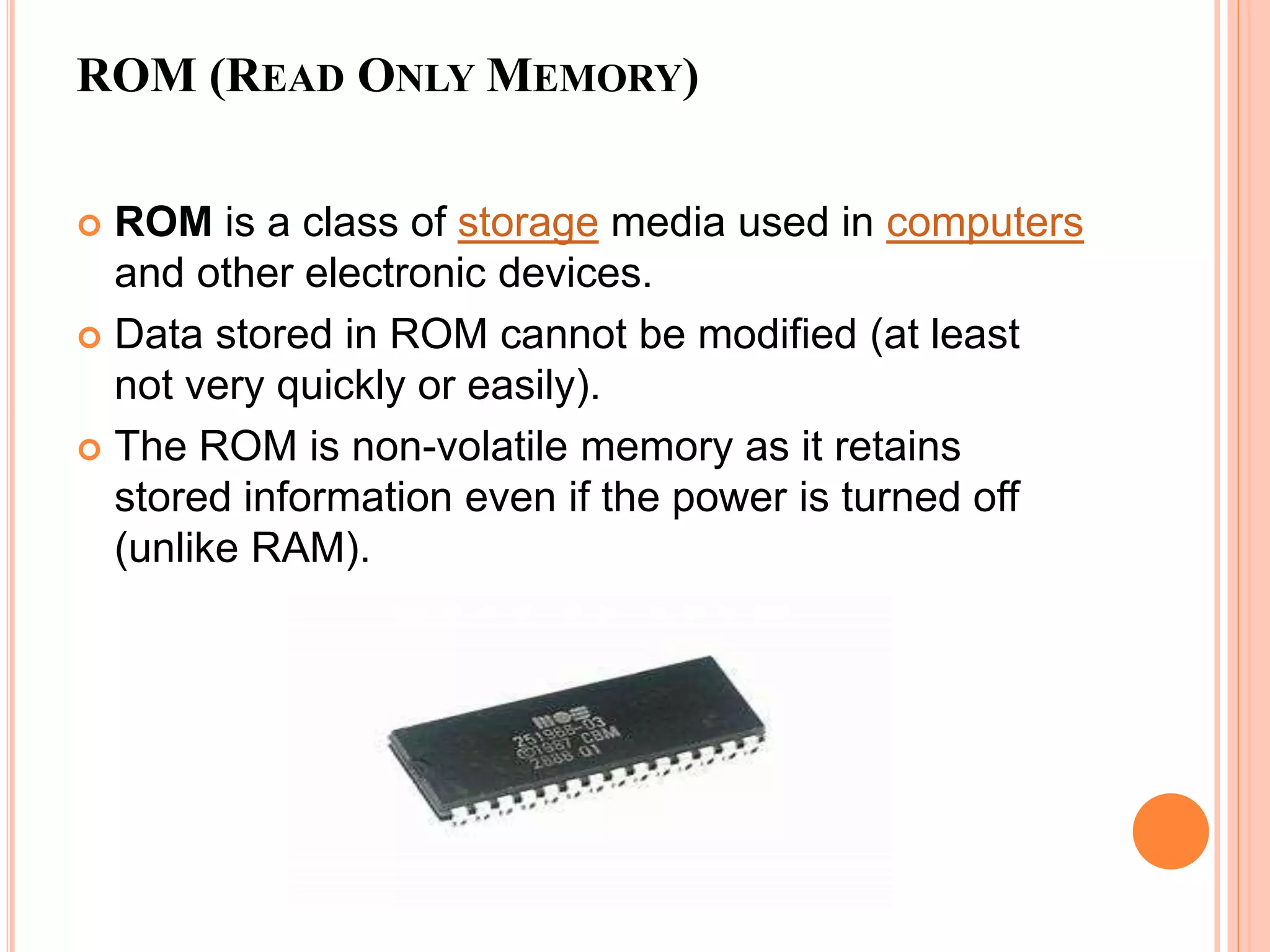 Read Only Memory | PPTX