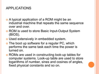 Read Only Memory | PPTX