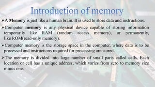 what is ROM? Rom(read only memory) | PPTX