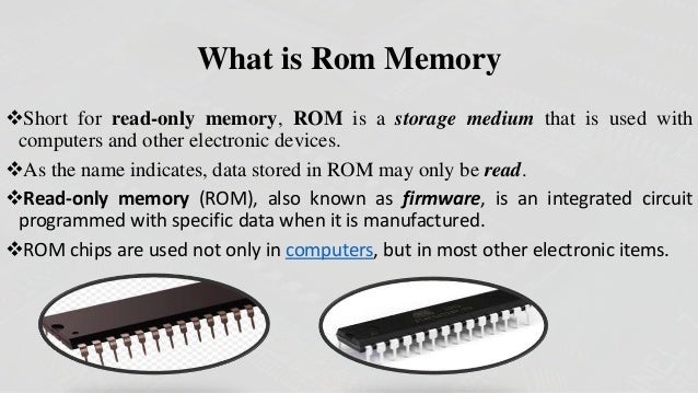 Rom(read only memory)