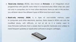 Rom (read only memory) | PDF