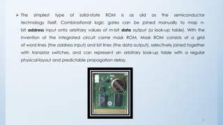 Rom (read only memory) | PDF