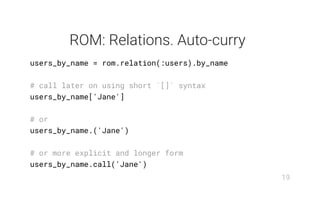 Rom - Ruby Object Mapper | PDF | Databases | Computer Software and Applications