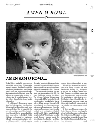 Rómske listy 1/2014 - Amen o roma | PDF