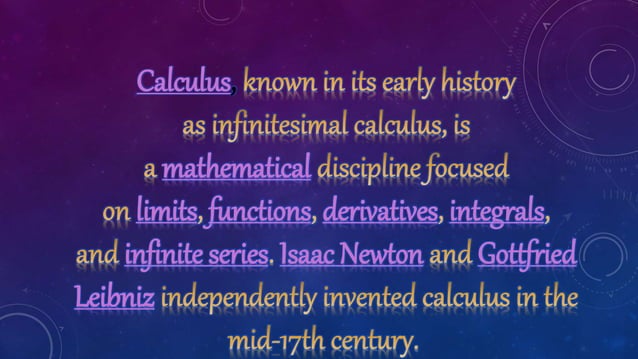 History of Calculus | PPTX