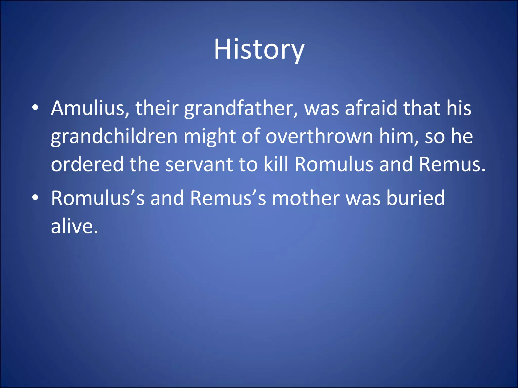 Romulus And Remus | PPT