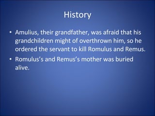 Romulus And Remus | PPT