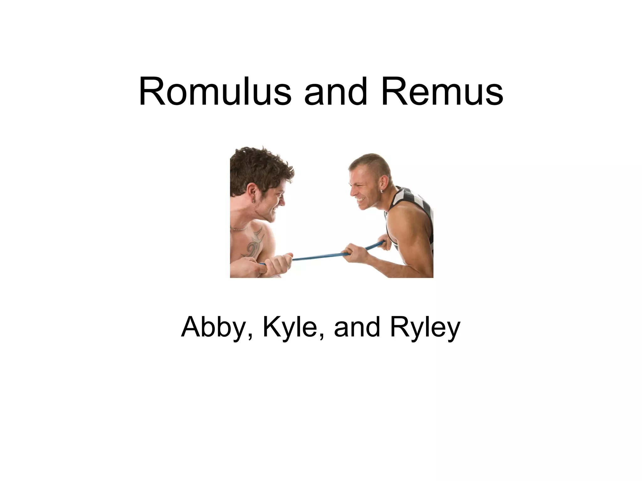 Romulus and remus | PPT
