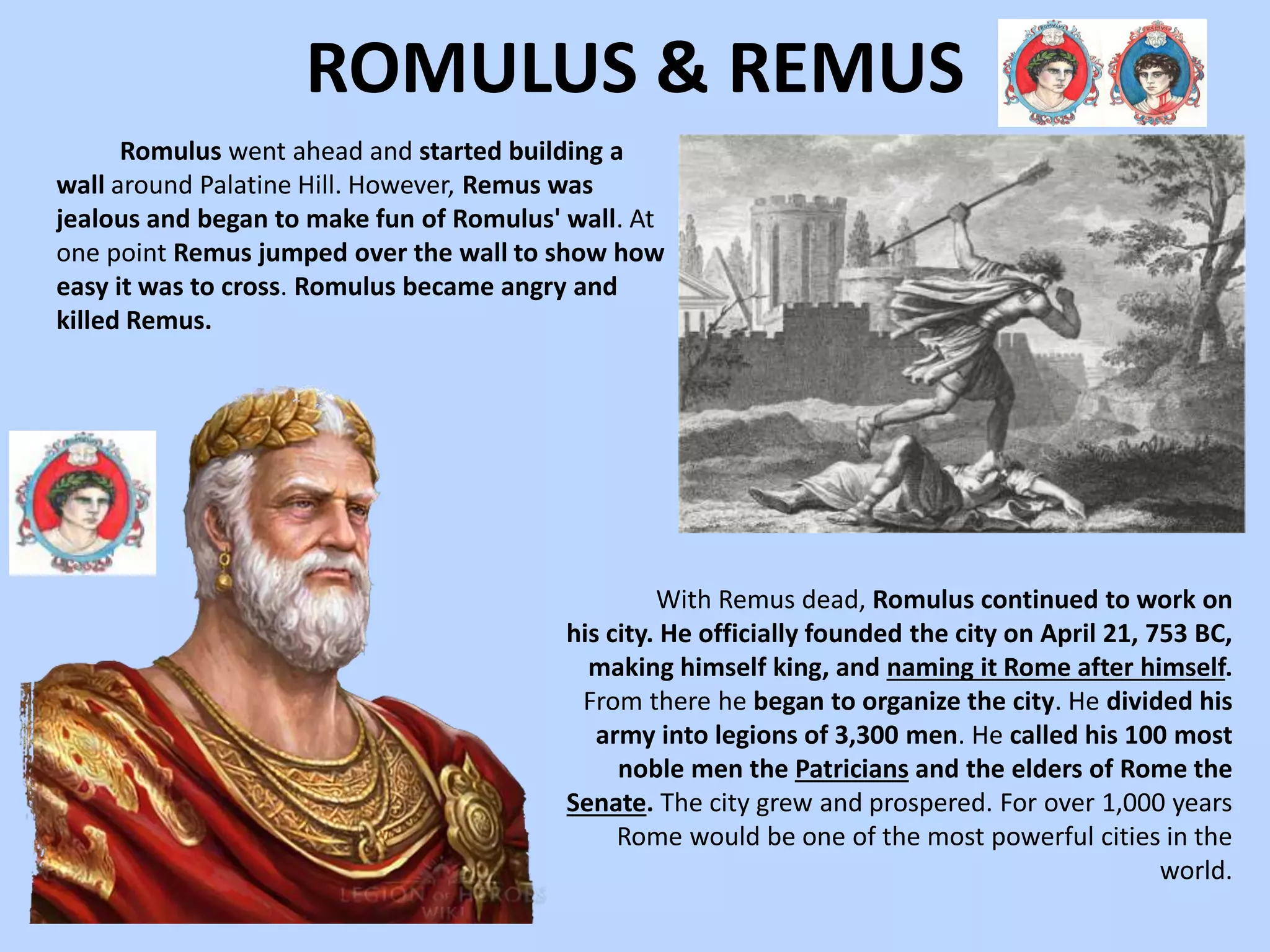 Romulus and remus | PPTX