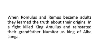 Romulus and Remus | PPT