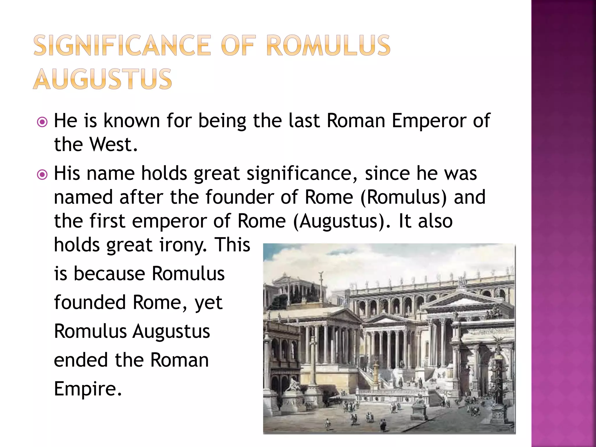 Romulus Augustus | PPT