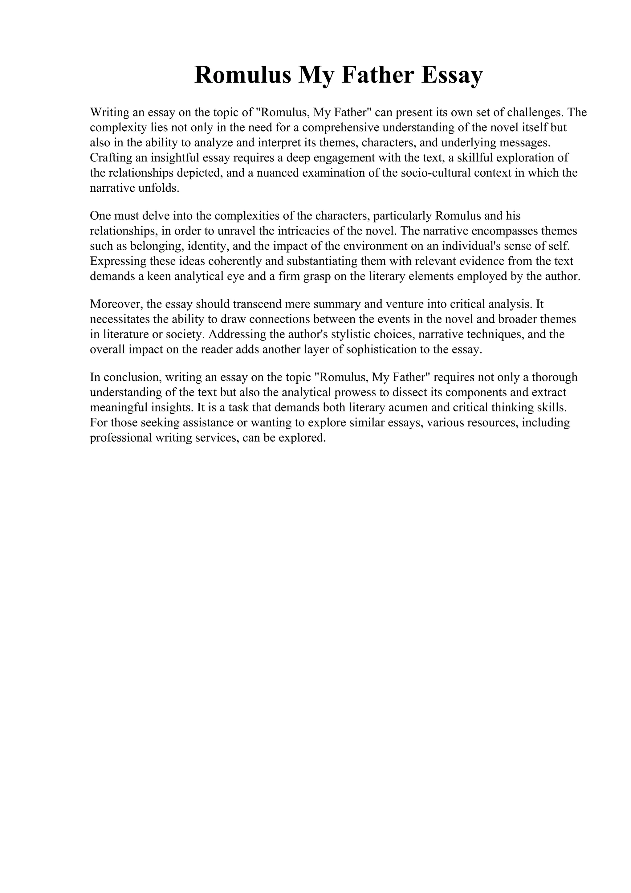 Romulus My Father Essay.pdf