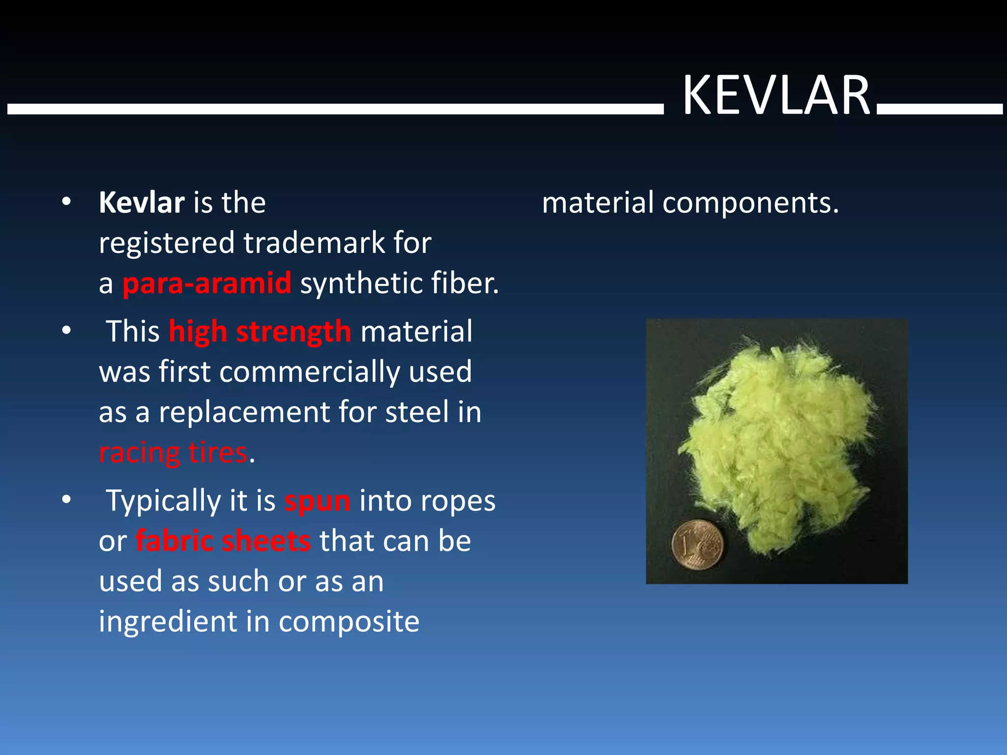 KEVLAR POLYMER BY ROHAN | PPTX