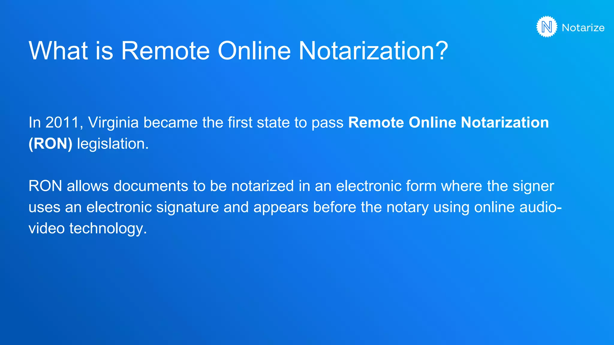 An Introduction to Remote Online Notarization | PDF