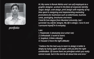 Ronak mehta portfolio for upload | PDF