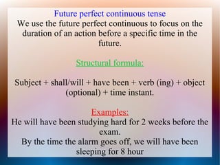 What is tense? | Types of tenses | PDF