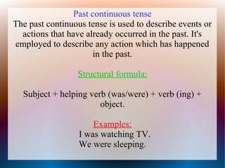 What is tense? | Types of tenses | PDF