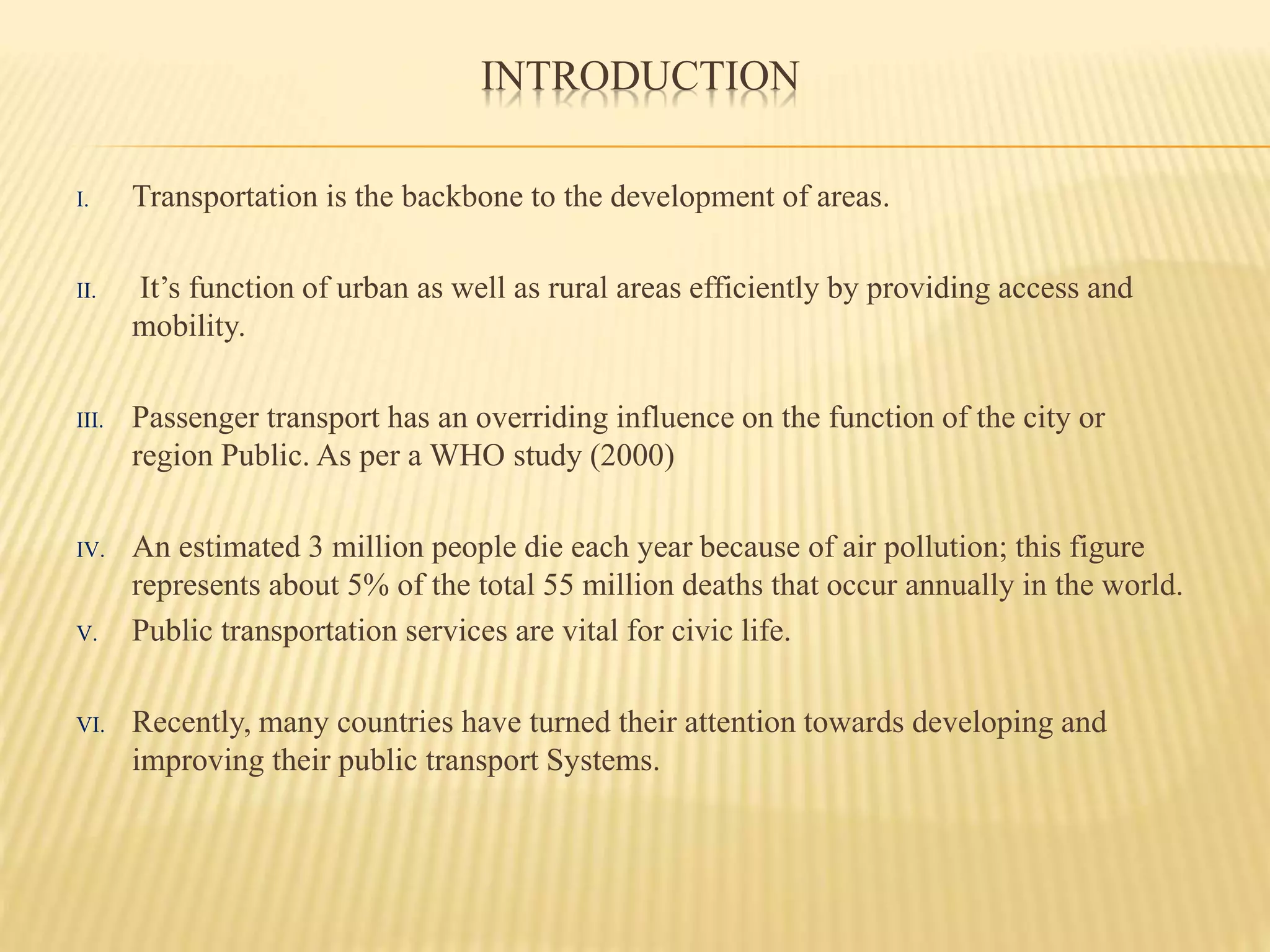 mass transportation system | PPTX