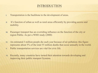 mass transportation system | PPTX