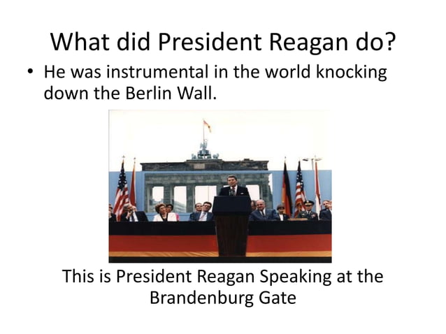 Ronald reagan | PPT