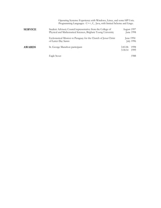 RONALD VANCE BJARNASON | DOC | Computing | Technology & Computing