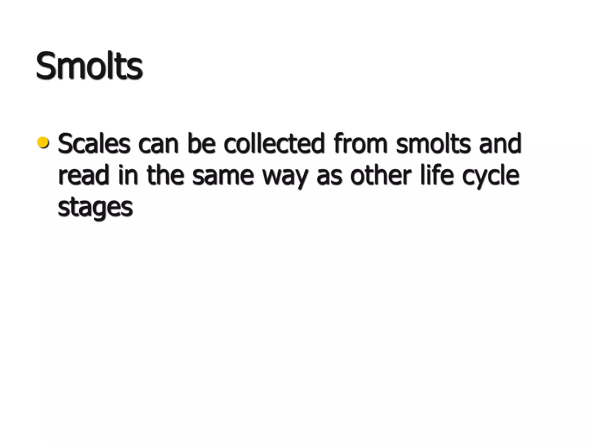 Part 2: Salmon scale reading; 'Problem scales', Erosion, Spawning Marks ...