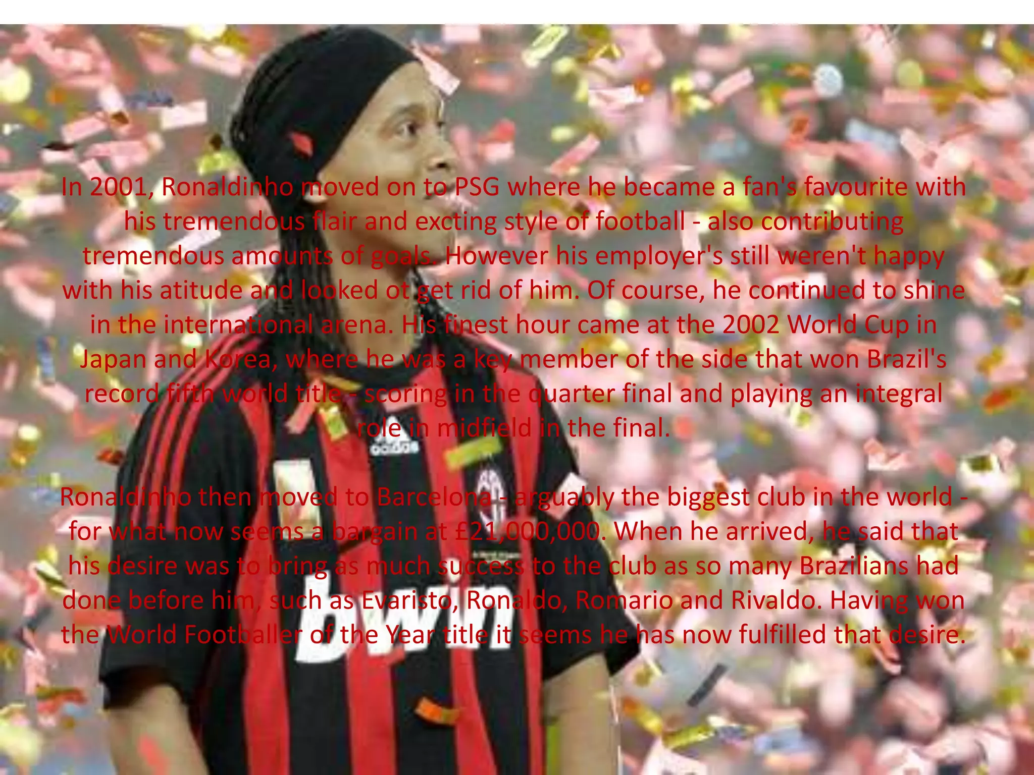 Ronaldinho | PPTX