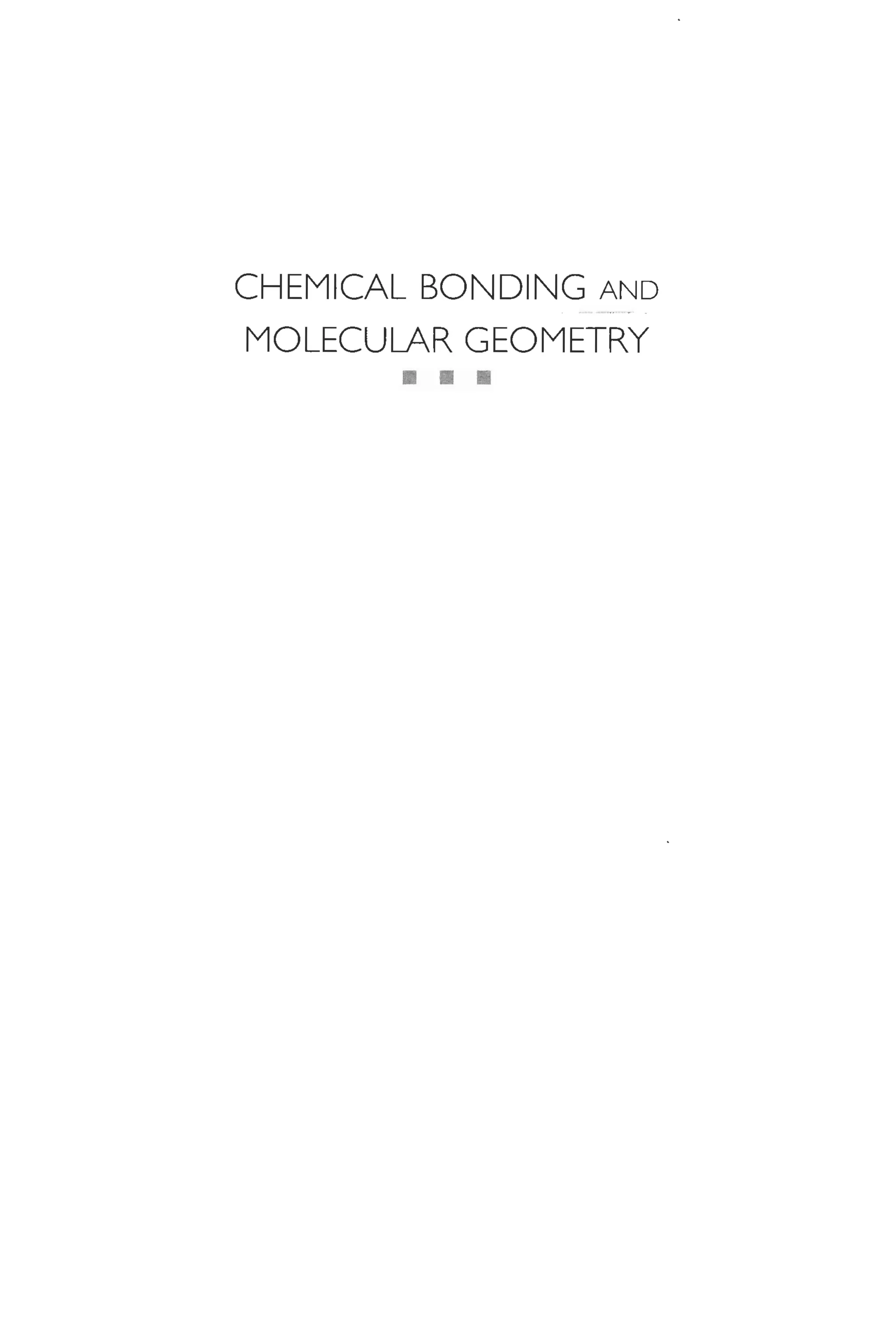 Chemical bonding and molecular geometry from Lewis to electon densities ...