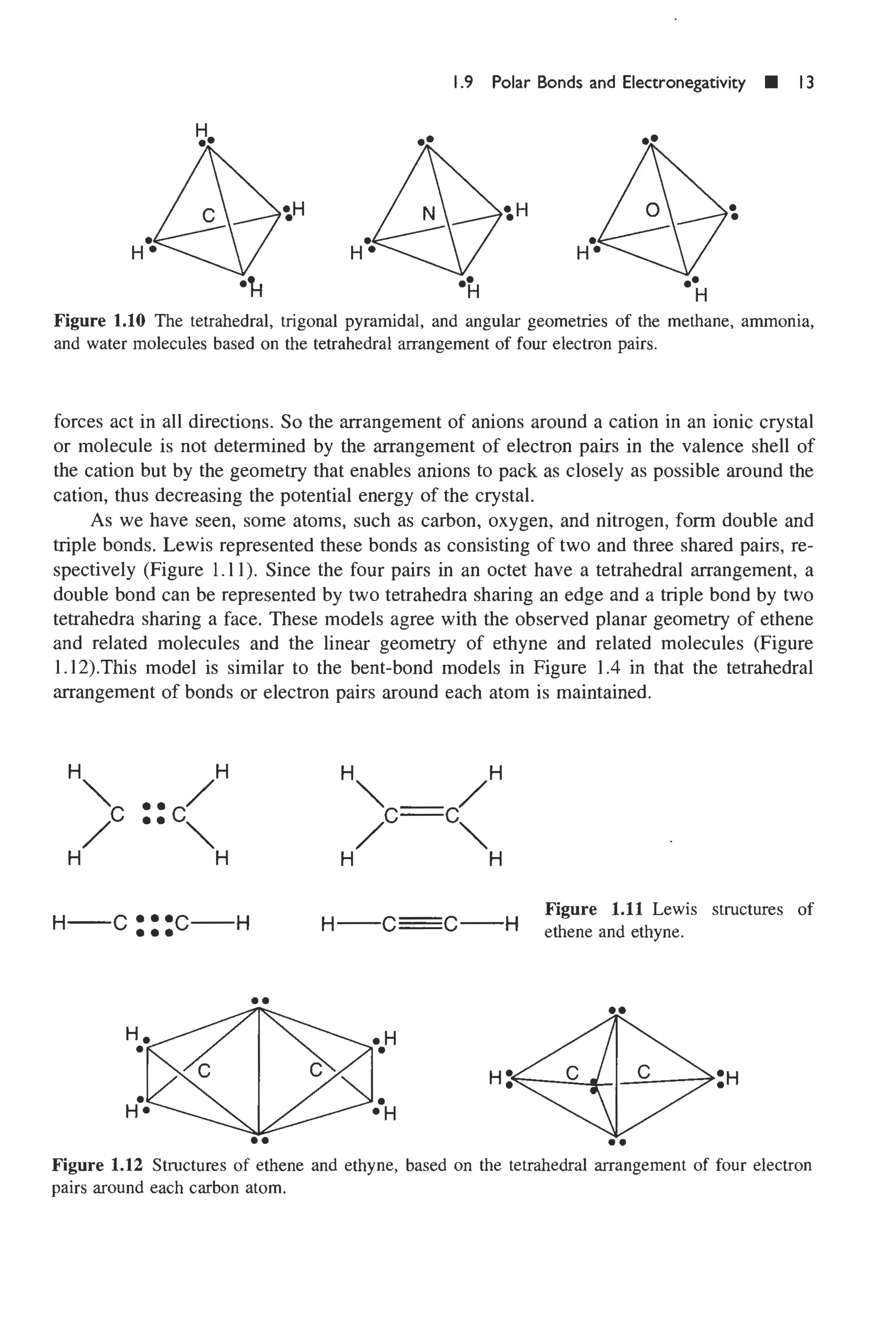Chemical bonding and molecular geometry from Lewis to electon densities ...