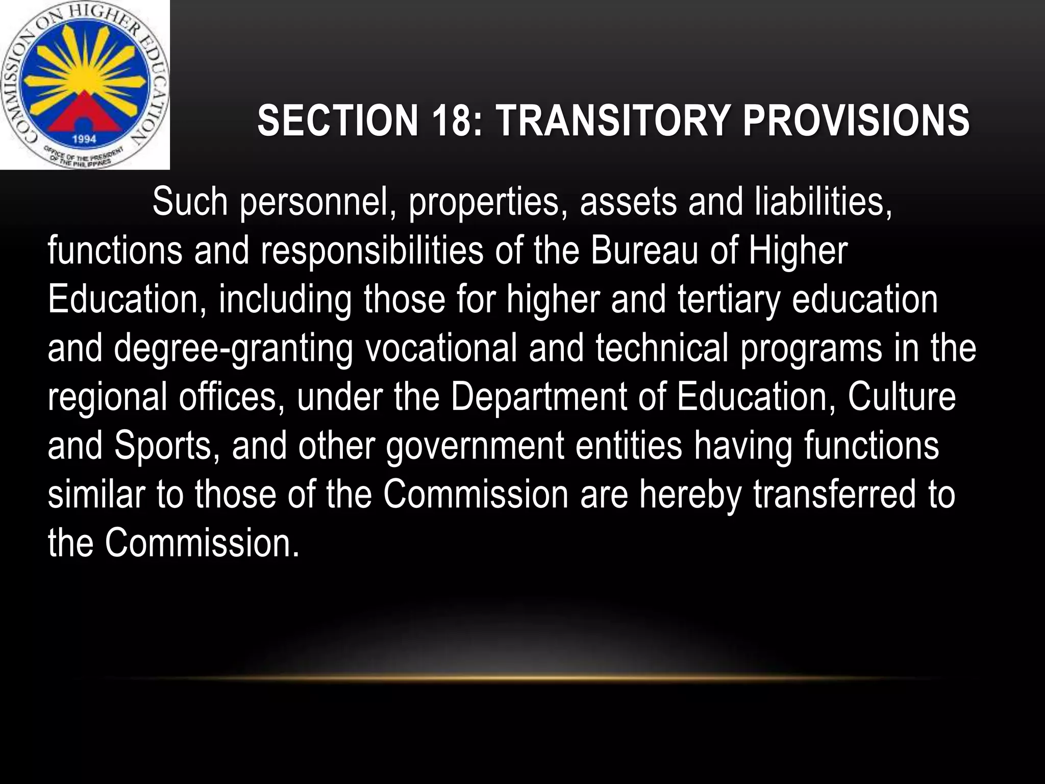 R.A. NO. 7722 | PPTX