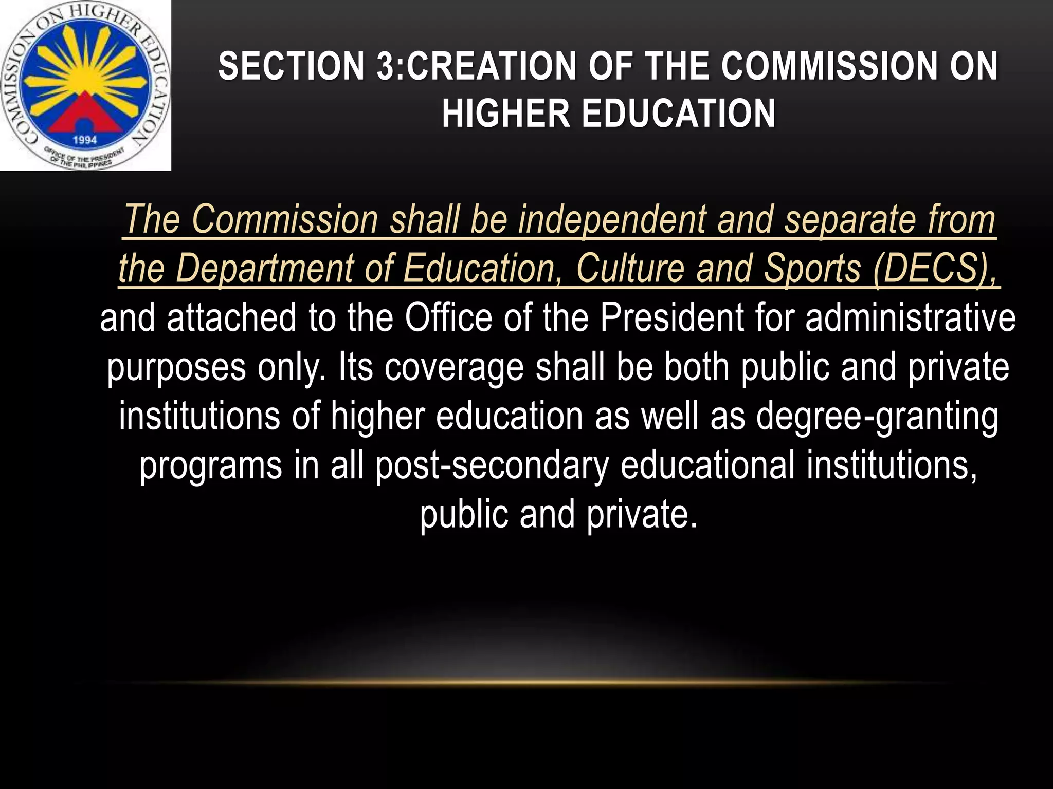 R.A. NO. 7722 | PPTX