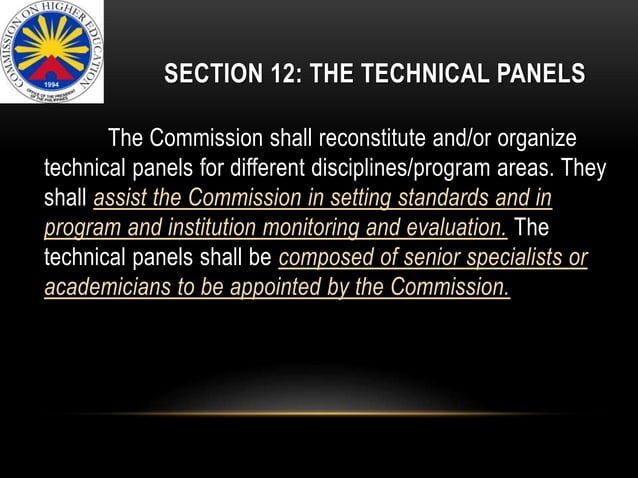 R.A. NO. 7722 | PPTX | Professional School | Postgraduate Education