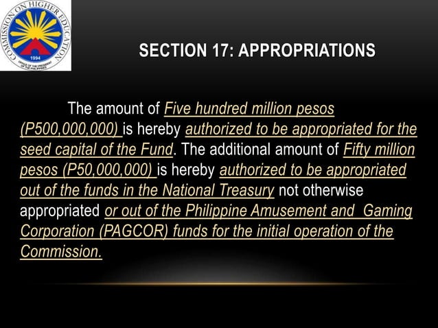 R.A. NO. 7722 | PPTX | Professional School | Postgraduate Education