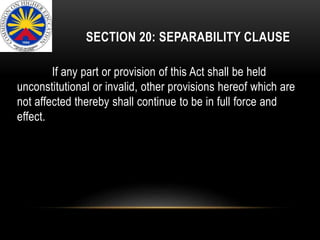 R.A. NO. 7722 | PPTX