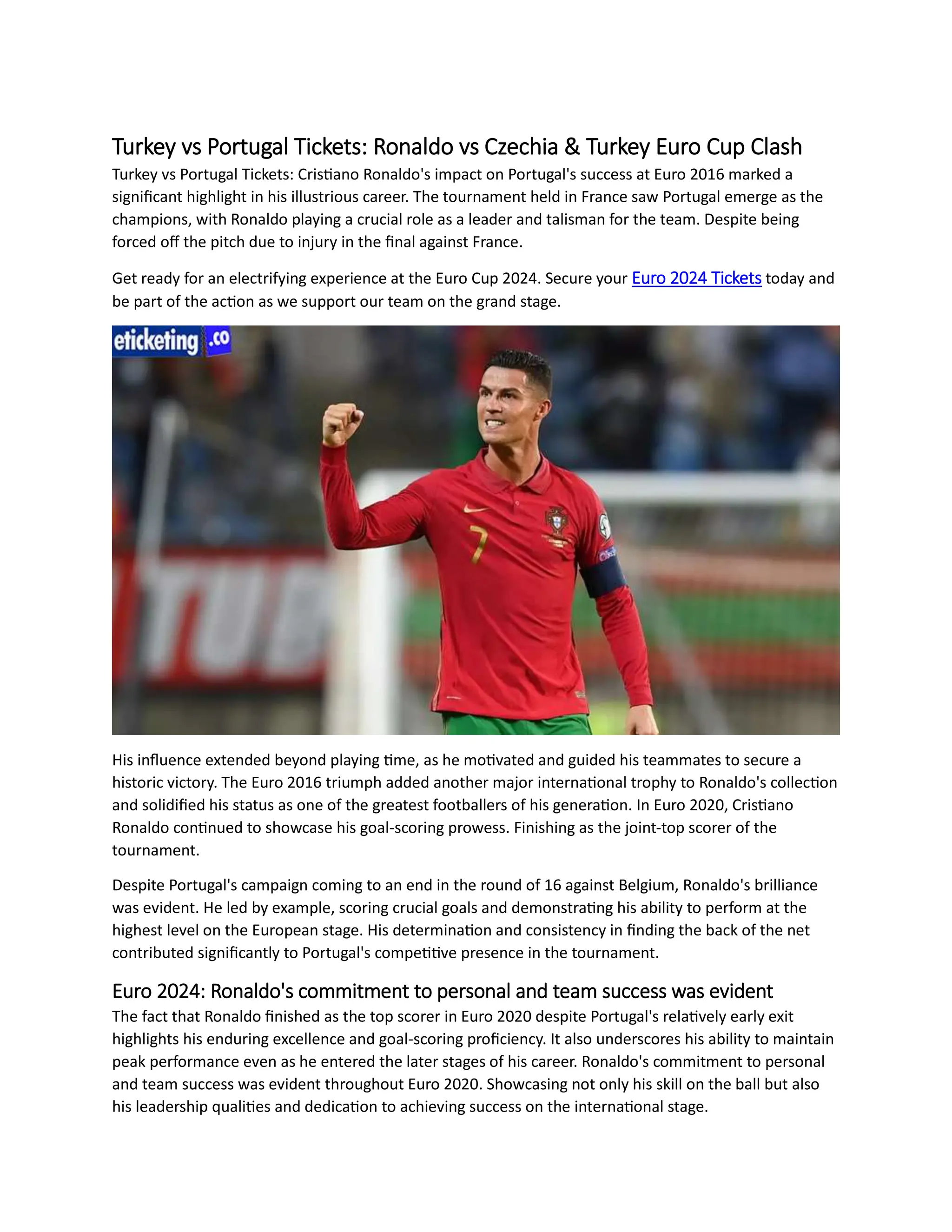 Ronaldo vs Czechia & Turkey Euro Cup Clash.docx