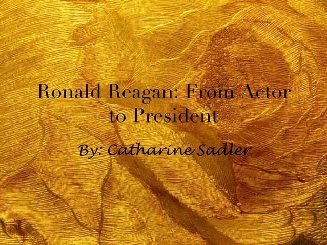 Ronald Reagan | PPT