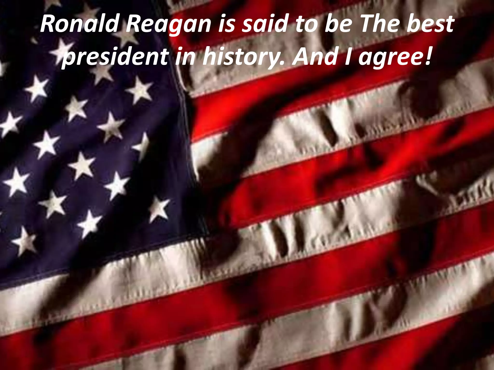Ronald reagan | PPTX