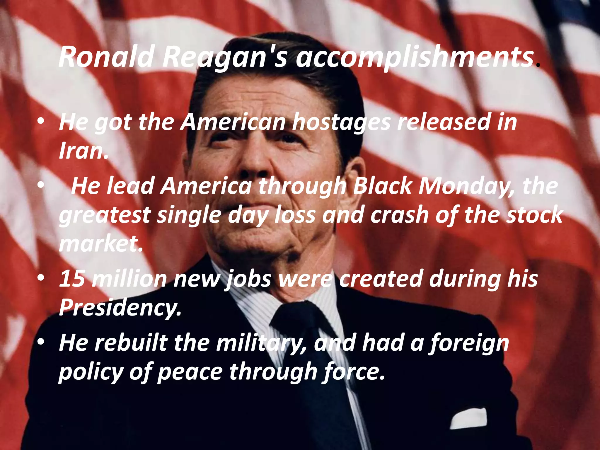 Ronald reagan | PPTX